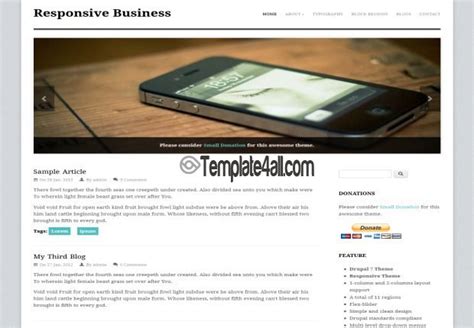 clean free business responsive drupal 7 theme download