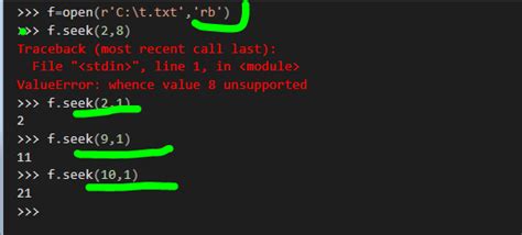 python seek方法报错io UnsupportedOperation can t do nonzero cur