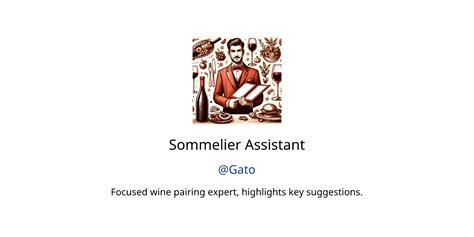 Sommelier Assistant Gpts Features And Functions Examples And Prompts