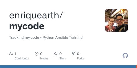 Github Enriquearthmycode Tracking My Code Python Ansible Training