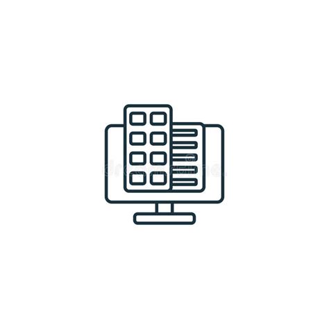 Bim Icon Monochrome Simple Sign From Digitalization Collection Stock Vector Illustration Of