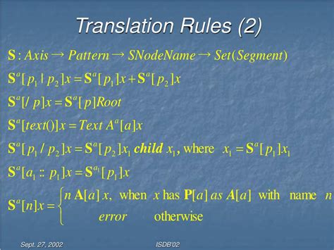 Ppt Transforming Xpath Queries For Bottom Up Query Processing