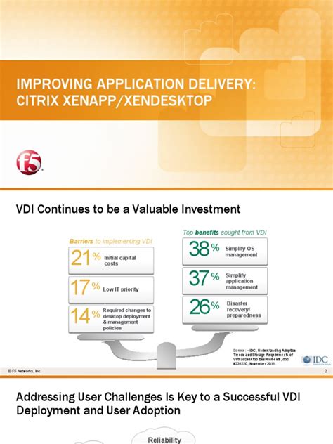 Improving Application Delivery Citrix Xenapp Xendesktop Pdf Desktop Virtualization Citrix