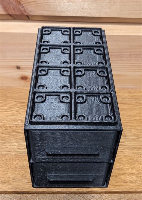 Gridfinity Chest With Drawers 2x4x7 By Iw3d Download Free Stl Model