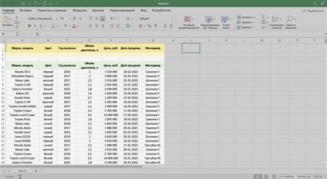 Как поставить два фильтра в Excel на одном листе