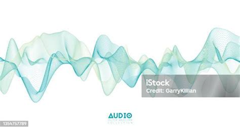 3d 오디오 음파 밝은 녹색 음악 펄스 진동 빛나는 임펄스 패턴 3차원 형태에 대한 스톡 벡터 아트 및 기타 이미지 3차원