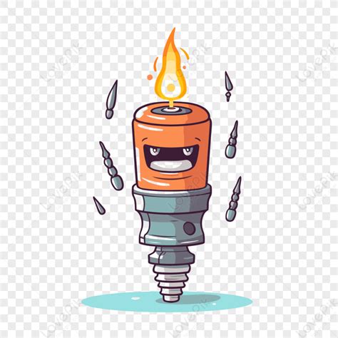 점화 플러그 벡터상표클립 아트만화 Png 일러스트 무료 다운로드 Lovepik