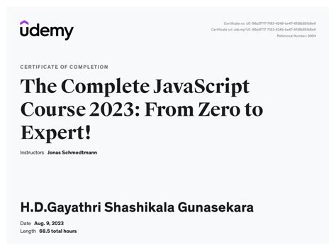 Shashikala Gunasekara On Linkedin Udemy Course Completion Certificate