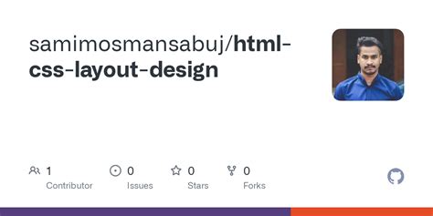 Github Samimosmansabujhtml Css Layout Design