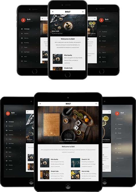 Best JQuery Mobile Web Templates DesignMaz