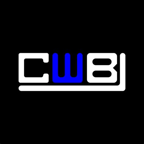 Cwb Letter Logo Creative Design With Vector Graphic Cwb Simple And