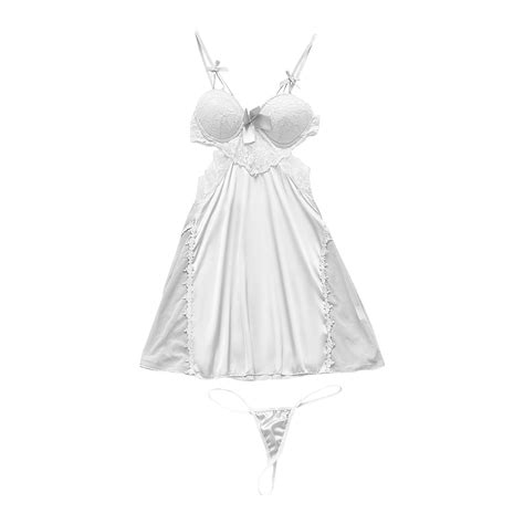 Xwshyw Womens Nightshirts Clearance Comfort V Neck Temptation Pajamas