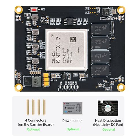 Puzhi Xilinx Som Fpga Core Board Kintex 7 Xc7k325t 325t 410t Pcie Kc705