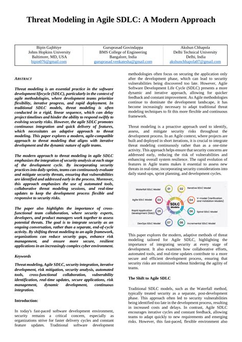 pdf threat modeling in agile sdlc a modern approach