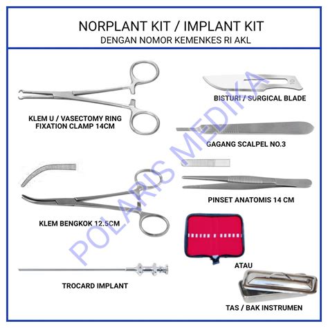 Jual Norplant Instrumen Kit Implant Set Kb Implant Set Shopee Indonesia