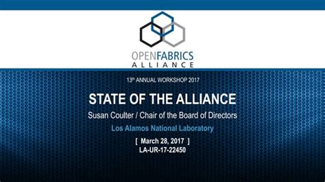 State Of The Openfabrics Alliance Ppt