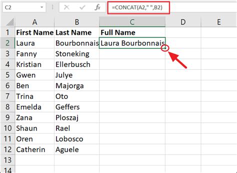 Cómo Utilizar Concatenar Concat En Excel