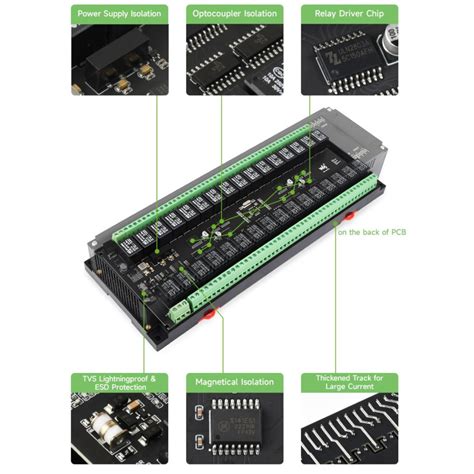 32 Kanal Relais Rs485 Modbus Rtu Relay 32ch Bastelgarage Elektronik Online Shop