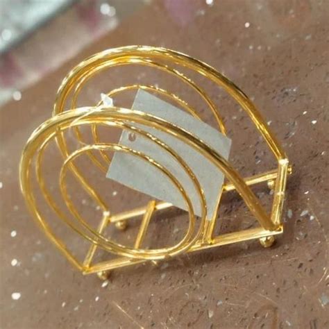Golden Brass Table Tissue Holder At Best Price In Amritsar By Handa