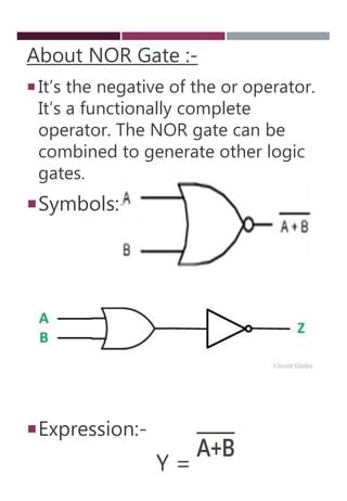 Two Input NOR Gate Using Diode And Transistors PPTX