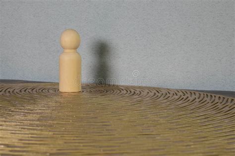 Wooden Human Figure With Question Marks The Concept Of Question Or