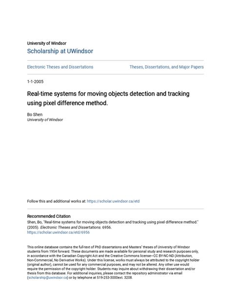 real time systems for moving objects detection and tracking using pdf