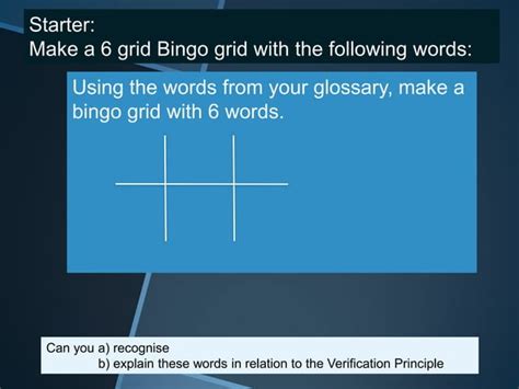 Verification Principle Pptx