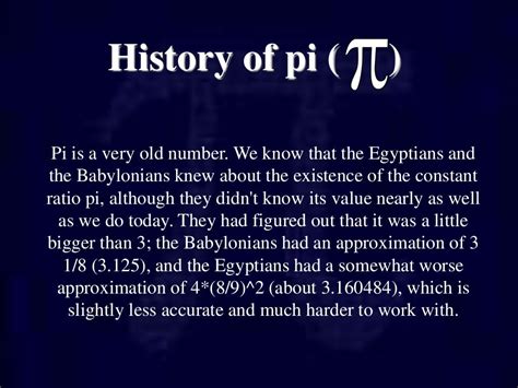History Of Pi