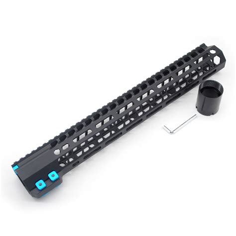 15 inches black m lok free float clamp style handguard for 308 high profile dpms style 308