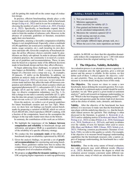 Efficient Benchmarking Of Language Models Deepai