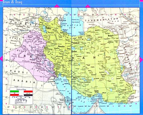 Iran High Resolution Map Guide Of The World