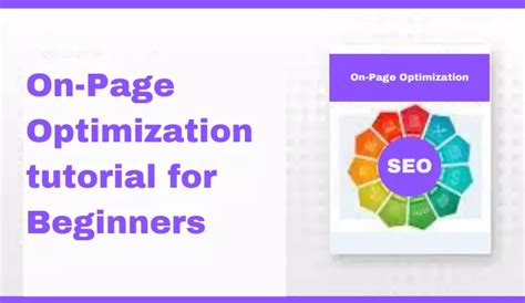 on page optimization tutorial for beginners blogging keys
