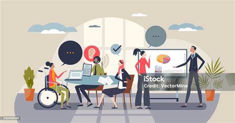 공정한 평등을 위한 직장의 다양성과 포용성 작은 사람 개념 다양성에 대한 스톡 벡터 아트 및 기타 이미지 다양성 다문화주의 사회적 포용 Istock