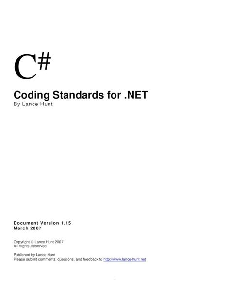 pdf c sharp codingstandards dokumen tips