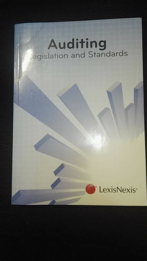Auditing Legislation And Standards Webuytextbooks