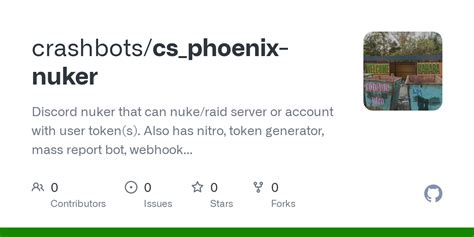 GitHub Crashbots Cs Phoenix Nuker Discord Nuker That Can Nuke Raid Server Or Account With