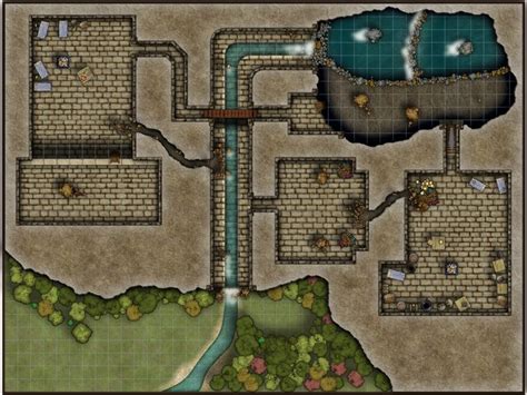 Lost Mines Of Phandelver Maps With Grid Printable Editable Blank