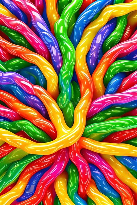 A Microscopic Look At The Intricate Neural Pathways Of The Brain Stock Illustration