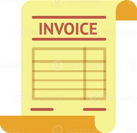 Invoice Flat Icons 19006957 Png