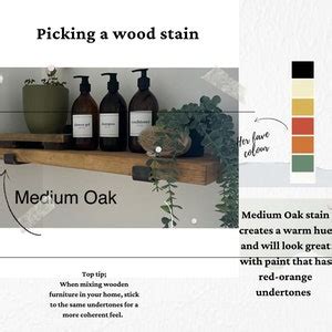 Rustic Wooden Shelf With Metal Brackets 22cm Depth X 3 5cm Thickness Customisable Width Etsy