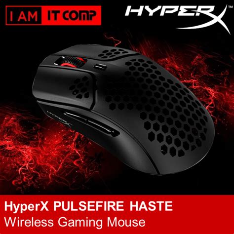 Hyperx Pulsefire Haste Wireless Gaming Mouse With Honeycomb Shell Up To 16000 Dpi Ultra