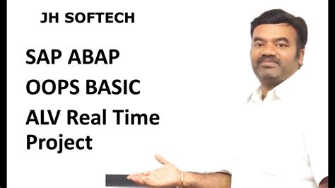 Sap Abap Oops Basic Alv Real Time Project Youtube