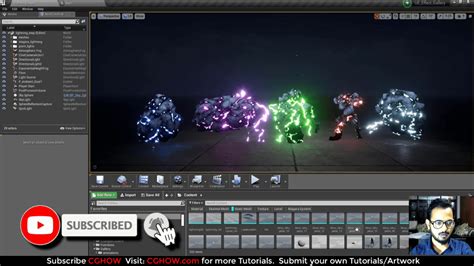 unreal engine niagara tutorial lightning material and effect cghow