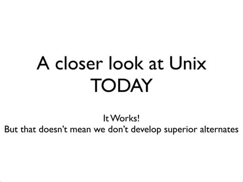 Unix Plan 9 From Bell Labs Ppt