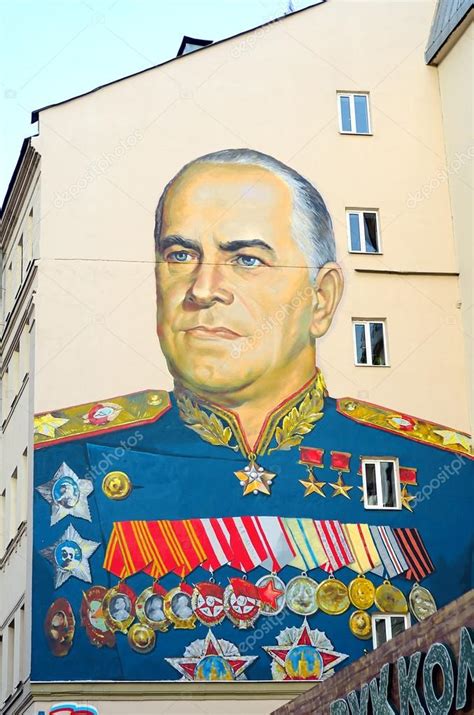 Portrait Marshal Zhukov — Stock Editorial Photo © Vlad Nikon 110805420