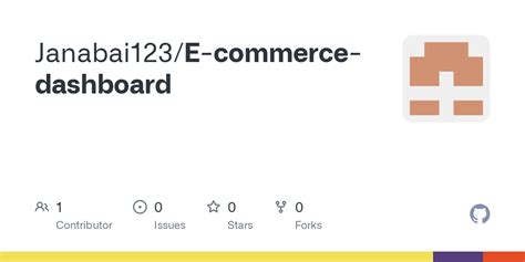 Github Janabai E Commerce Dashboard