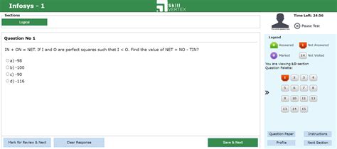 Infosys Mock Test 2024 Attempt Free Online Mock Test