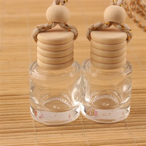 Badu Bg 10 бр Стъклена бутилка за висяща кола Празна дозатор за