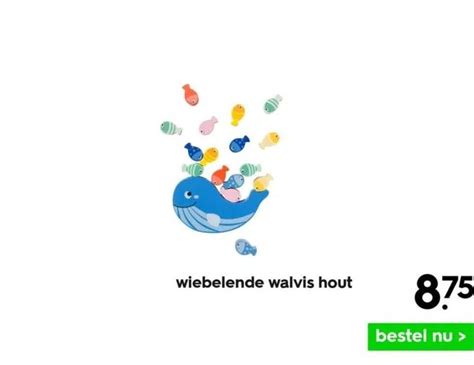 Wiebelende Walvis Hout Aanbieding Bij Hema
