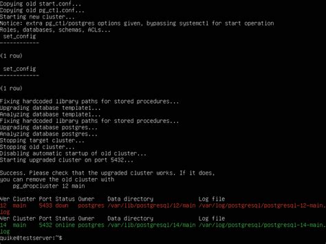 actualizar postgresql en ubuntu server enrique vásquez